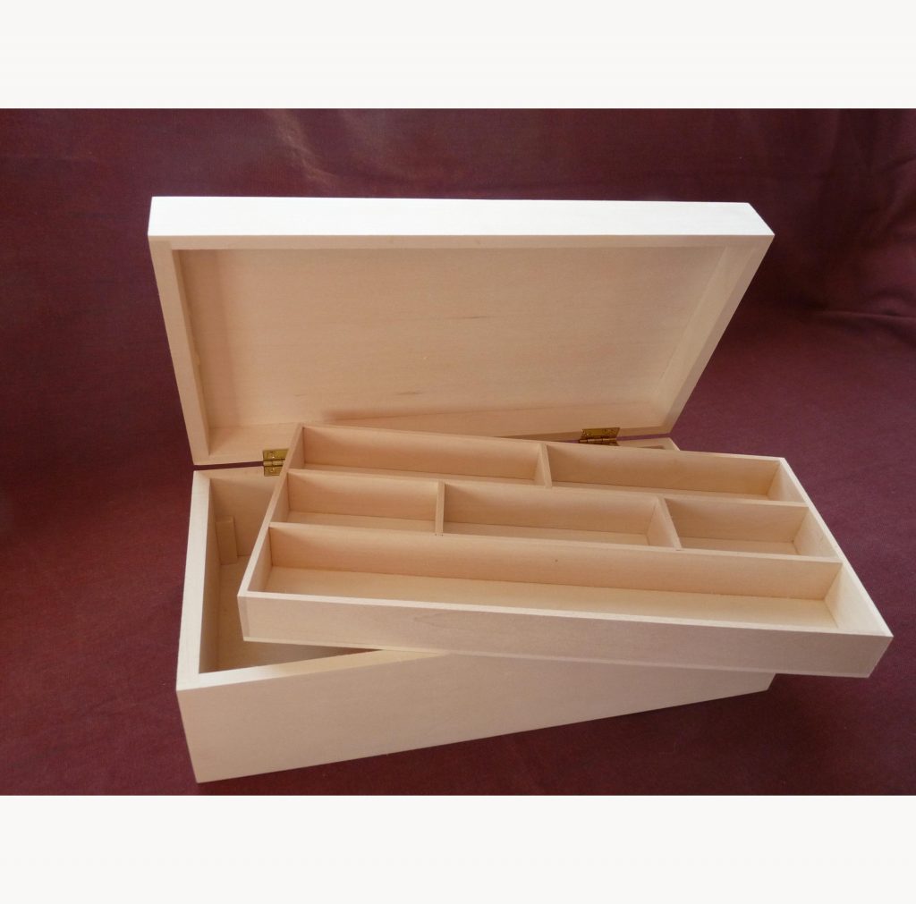 Basswood Jewelry Box With Tray - My Chip Carving