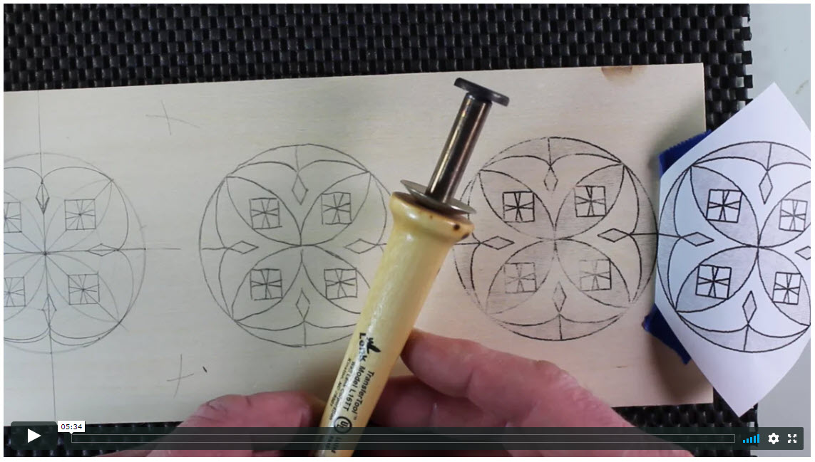 The Best Way To Apply Patterns To Your Chip Carvings - My Chip Carving